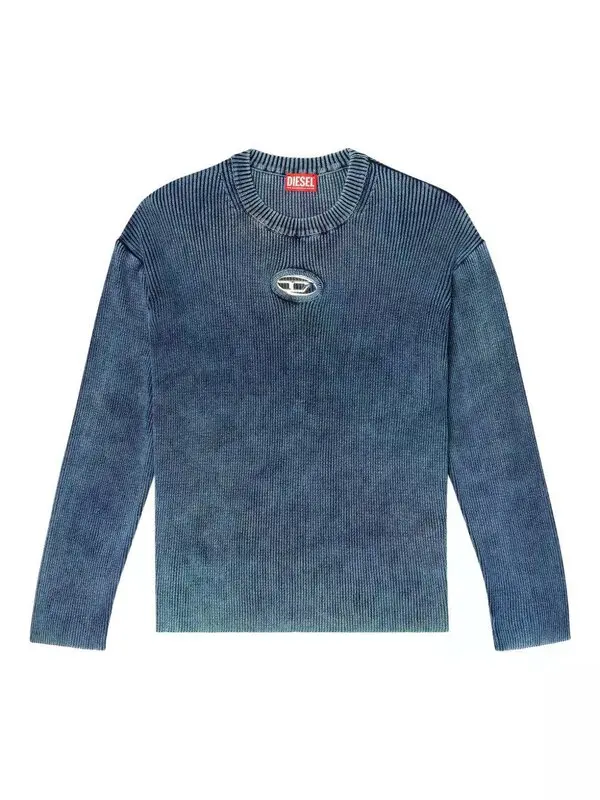 DIESEL® K-darren-d Ribbed Cut-out Sweater - Blue