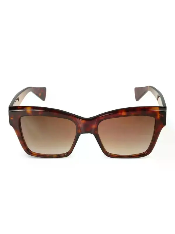 Kàdor Charm Square-frame Sunglasses - Brown