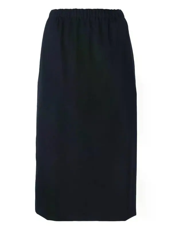 Comme Des Garçons Elasticated-waistband Midi Skirt