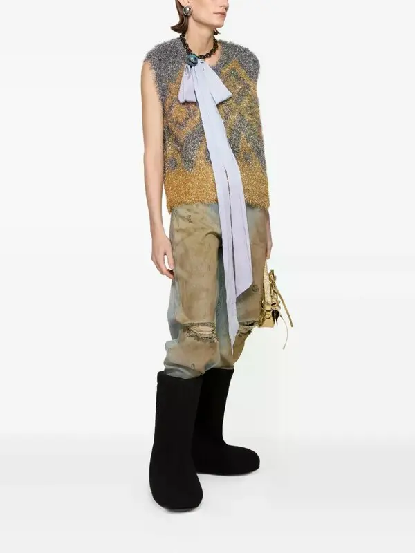Acne Studios Geometric-pattern Vest