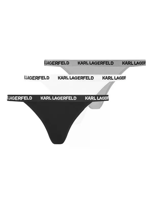 Karl Lagerfeld Logo-detailing Briefs - Black