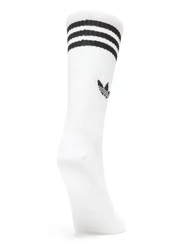 Adidas Striped Logo Socks