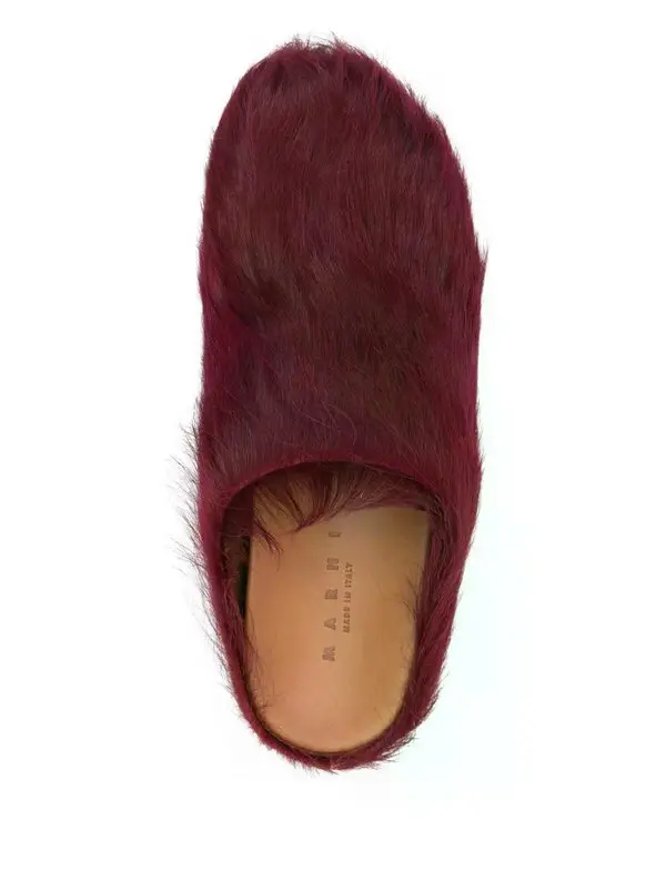 Marni Fussbett Sabot Mules - Red