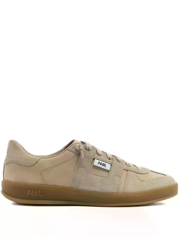 P448 Monza Nubuck Leather Sneakers - Neutrals