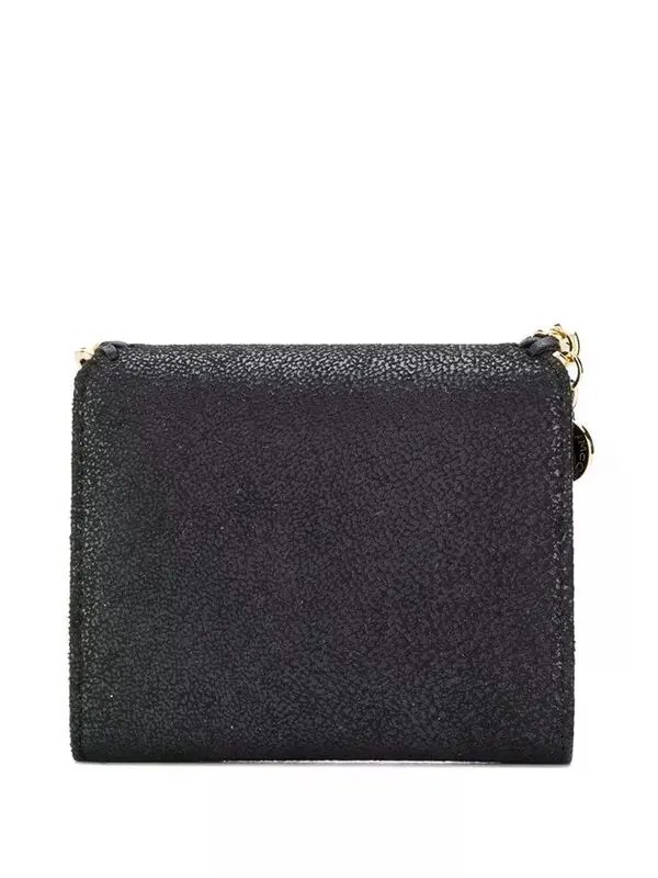 Stella McCartney Chain Flap Wallet - Black