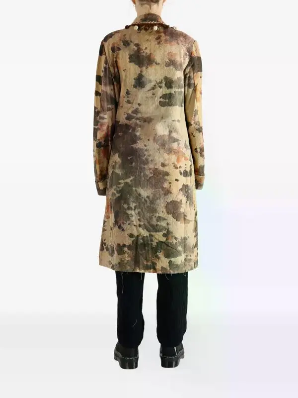 COMMUNS Double-breasted Scalloped Coat