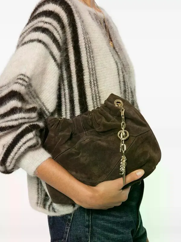 Ba&sh Mini June Suede Tote Bag