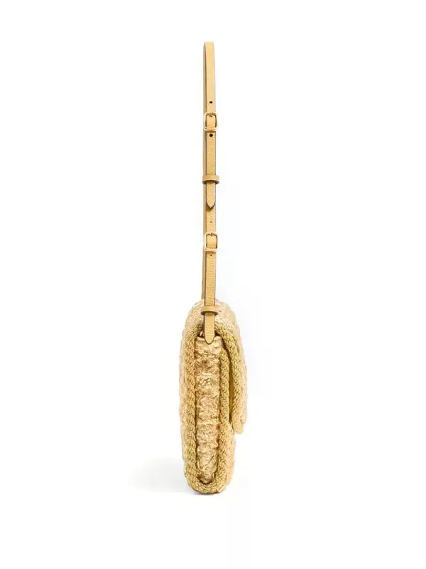 Valentino Garavani Small Devain Jacquard Shoulder Bag - Gold