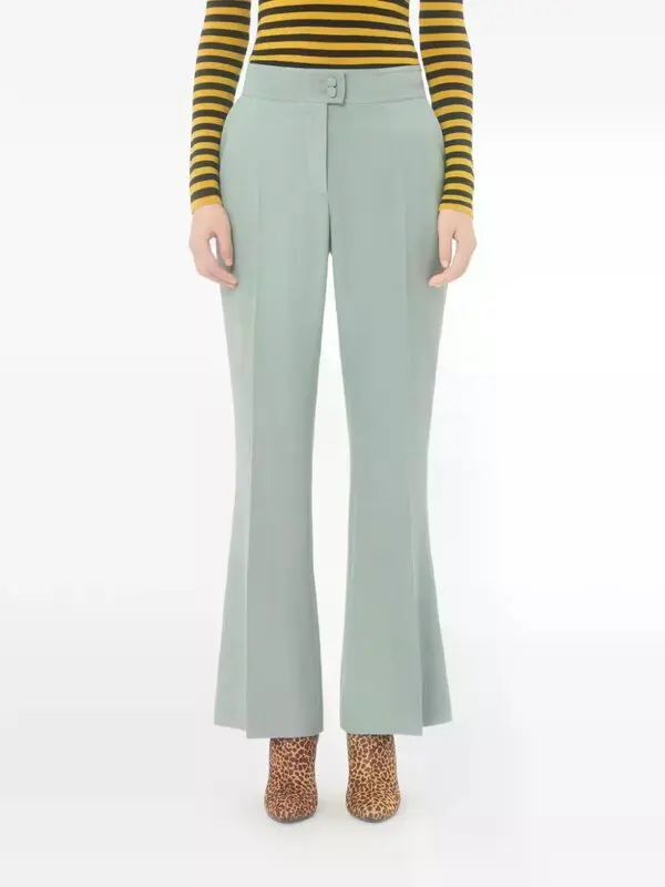 Valentino Garavani Flared Wool Trousers