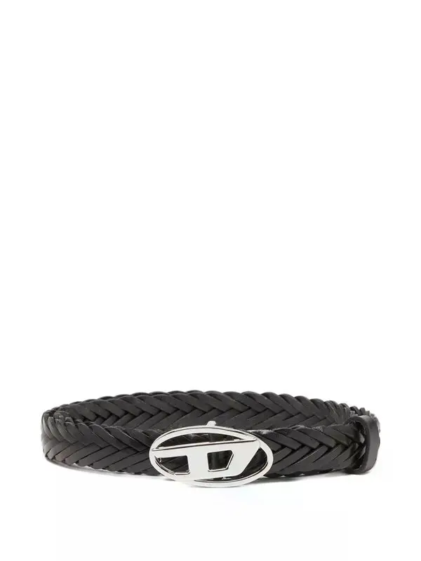 DIESEL® B-1dr 20 Braided Belt - Black