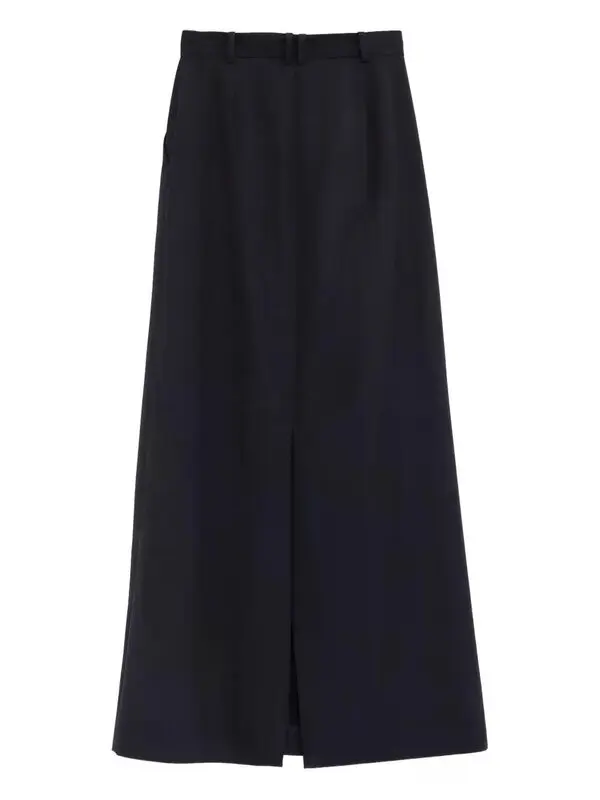 THE ROW Slit Maxi Skirt - Blue
