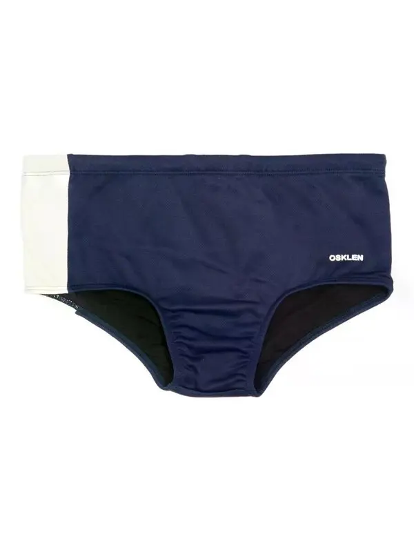 OSKLEN Two-tone Swim Briefs - Blue