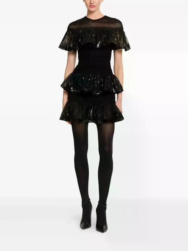 Elie Saab Ruffled Mini Dress