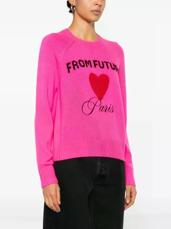 From Future Heart-motif Sweater