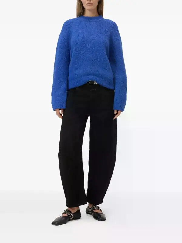 Closed Crew-neck Long-sleeve Sweater
