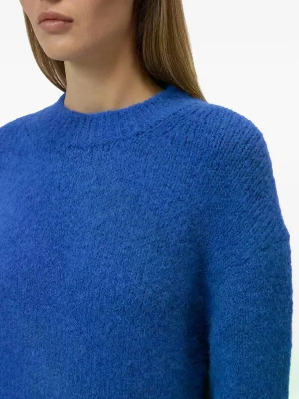Closed Crew-neck Long-sleeve Sweater