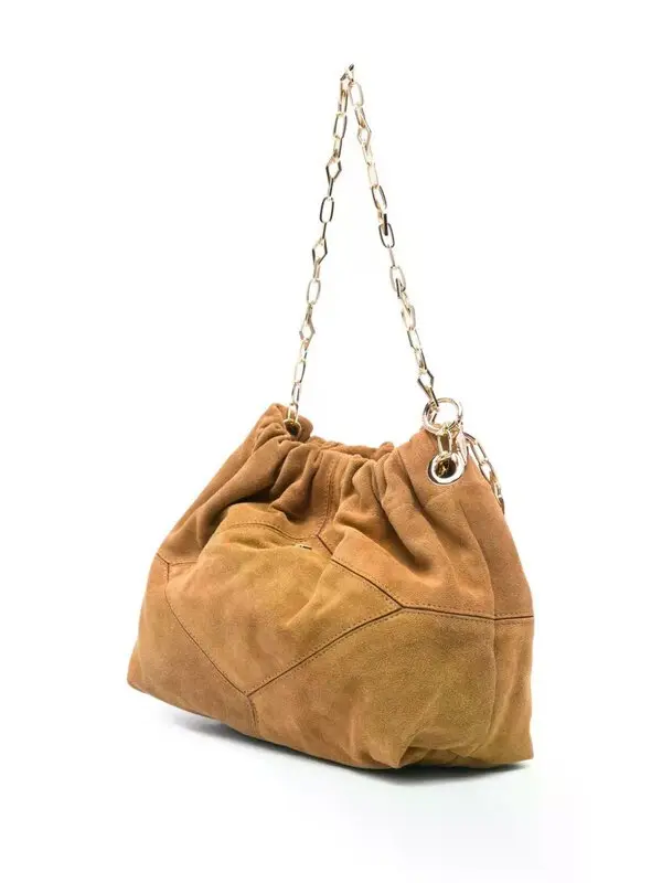 Ba&sh Mini June Suede Tote Bag - Brown