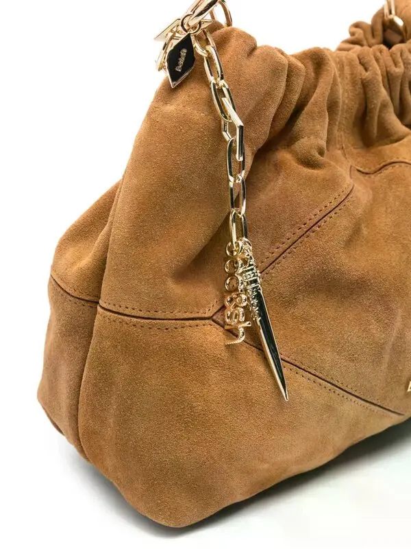 Ba&sh Mini June Suede Tote Bag - Brown