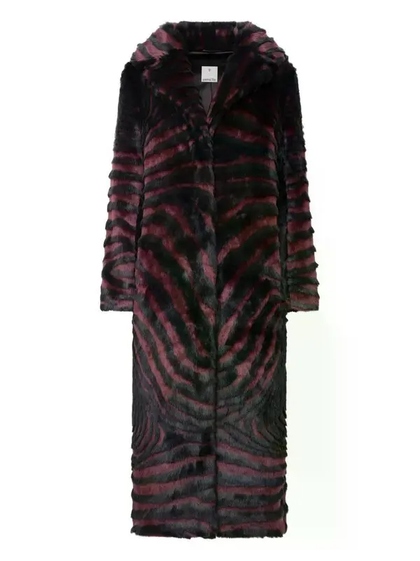 UNREAL FUR Gonzo Striped Coat