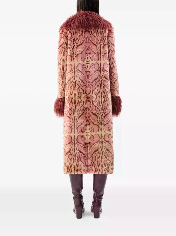 UNREAL FUR Cuvée Rosé Faux Fur Coat