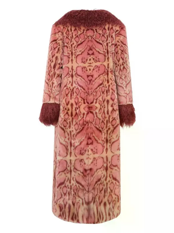 UNREAL FUR Cuvée Rosé Faux Fur Coat