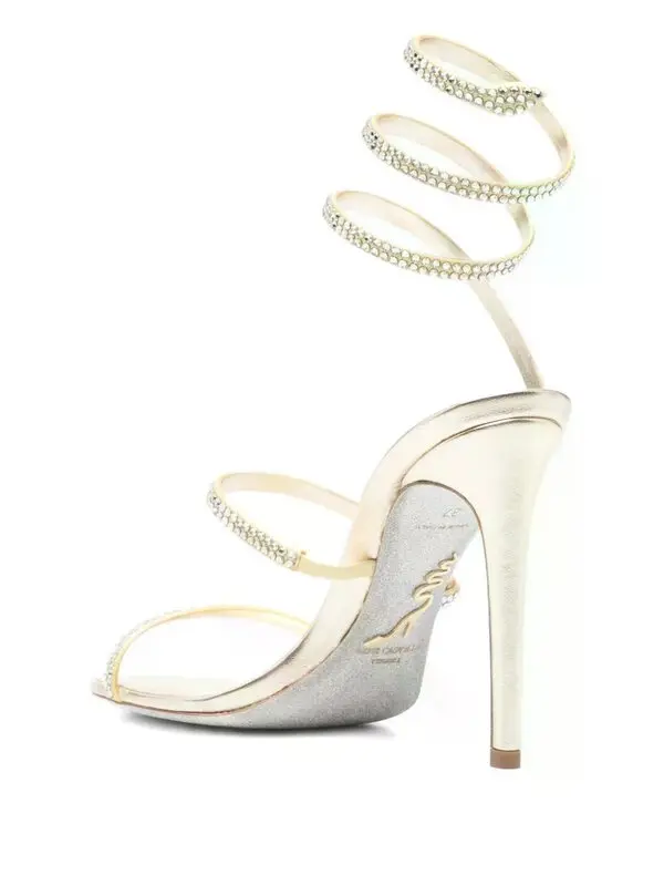 Rene Caovilla 105mm Cleo Spiral Heeled Sandals