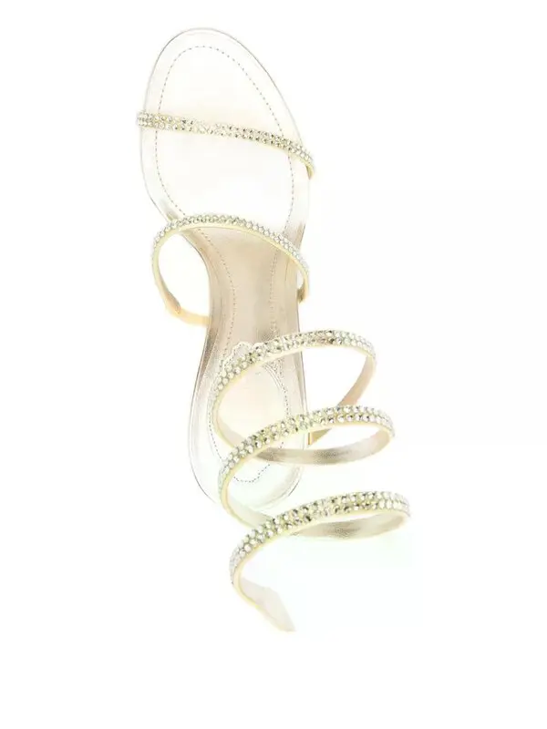 Rene Caovilla 105mm Cleo Spiral Heeled Sandals