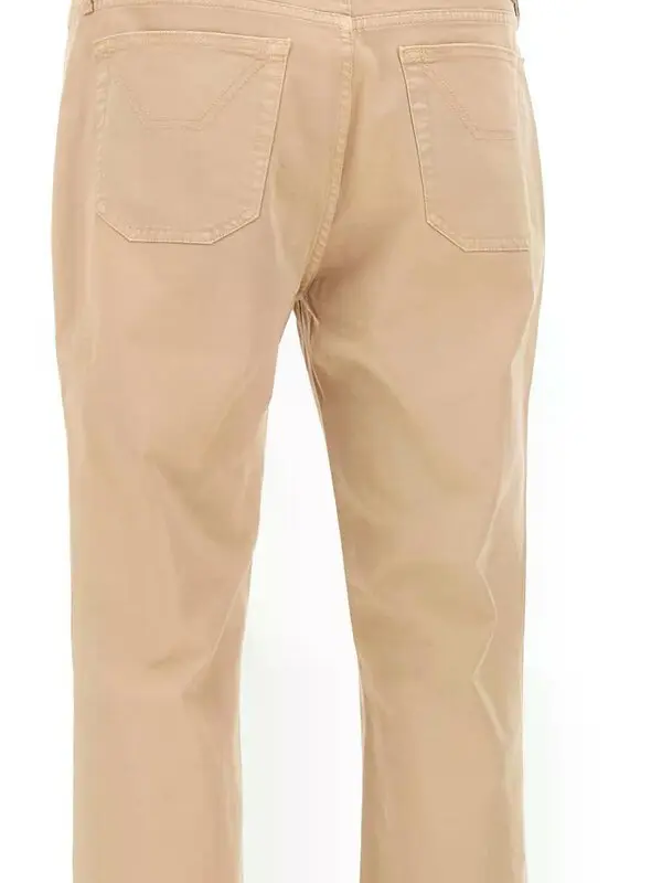 JECKERSON John Five-pocket Jeans With Logo Patch - Neutrals