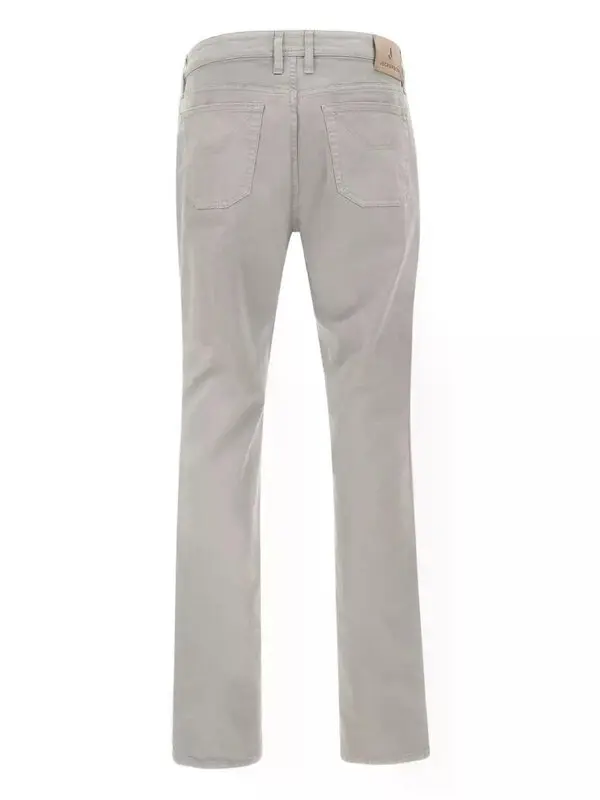 JECKERSON John Five-pocket Stitching Jeans - Grey
