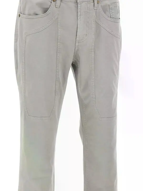 JECKERSON John Five-pocket Stitching Jeans - Grey