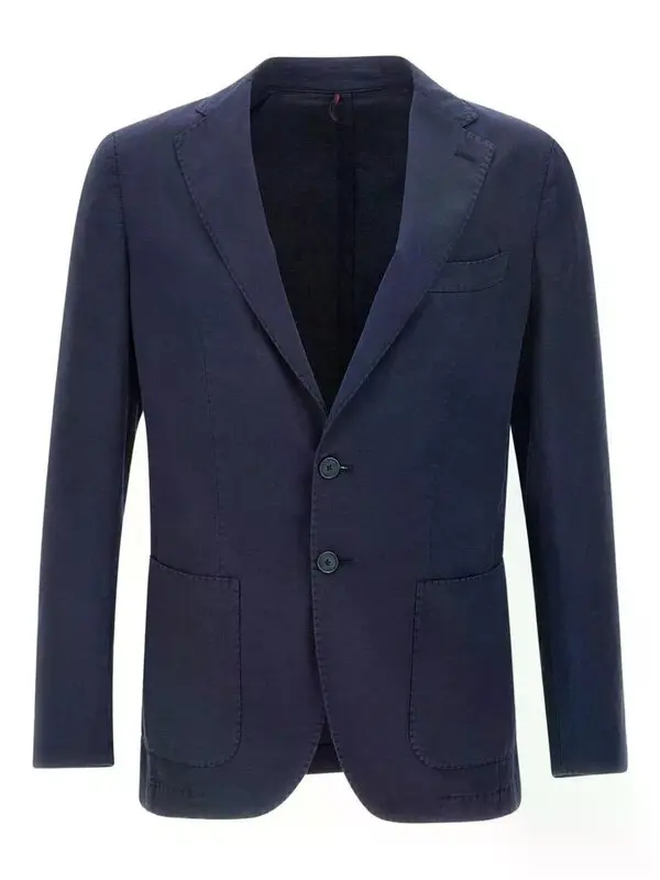 SANTANIELLO Lapel-collar Two-button Blazer