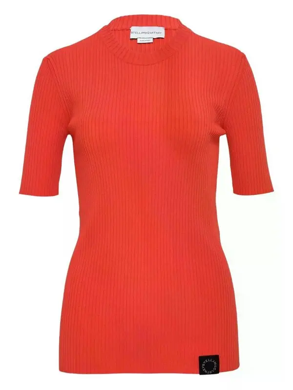Stella McCartney Short-sleeved Ribbed Top