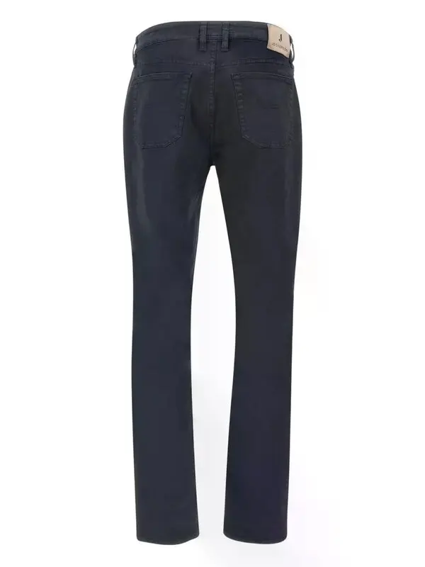 JECKERSON Five-pocket Logo-patch Trousers