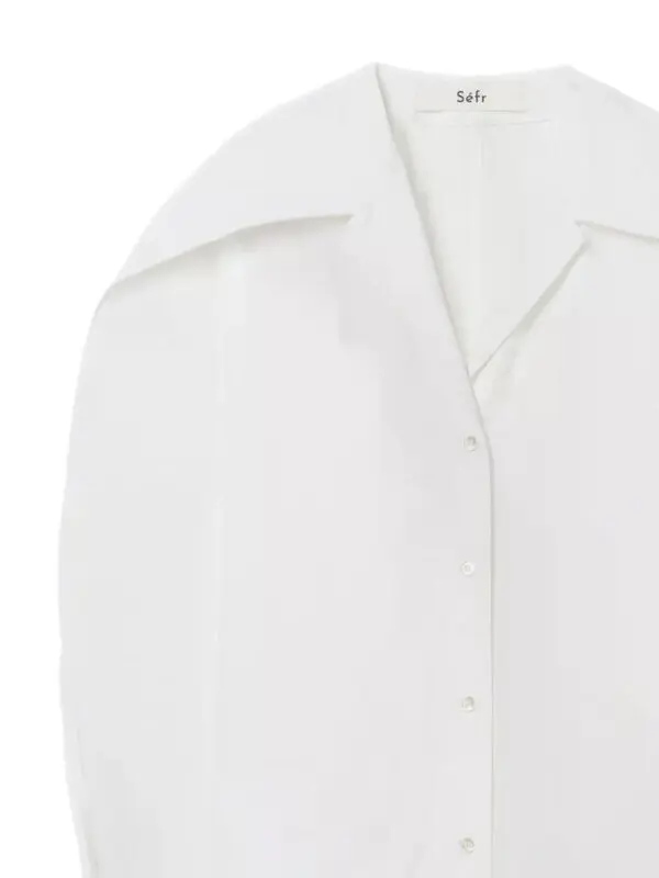 Séfr Pointed Collar Arc Shirt