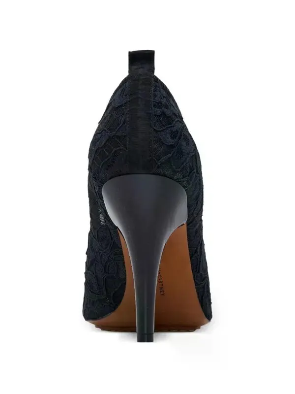 Stella McCartney 95mm Square-toe Lace Pumps