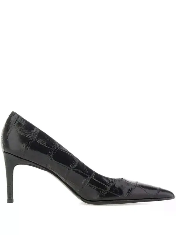 SERGIO LEVANTESI 80mm Grace Crocodile-effect Pumps