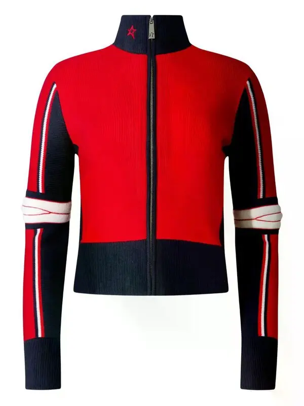 Perfect Moment Star-detail Zip-up Cardigan