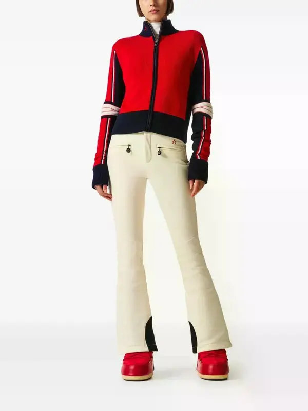 Perfect Moment Star-detail Zip-up Cardigan