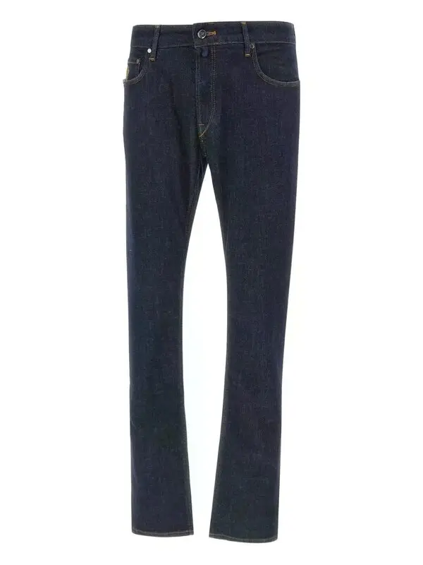 HANDPICKED Ravello Five-pocket Jeans - Blue