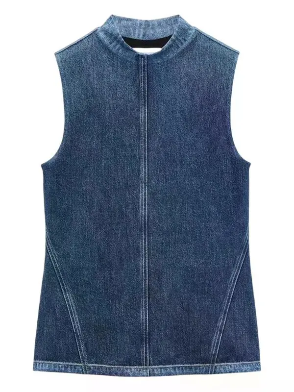 Rag & Bone Miramar Sleeveless Tank Top - Blue