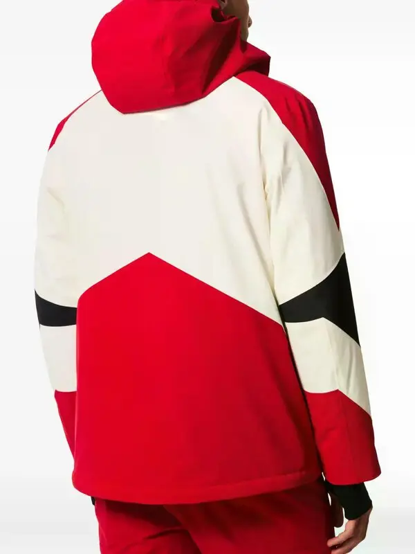 Perfect Moment Zipped Hooded Jacket - Red