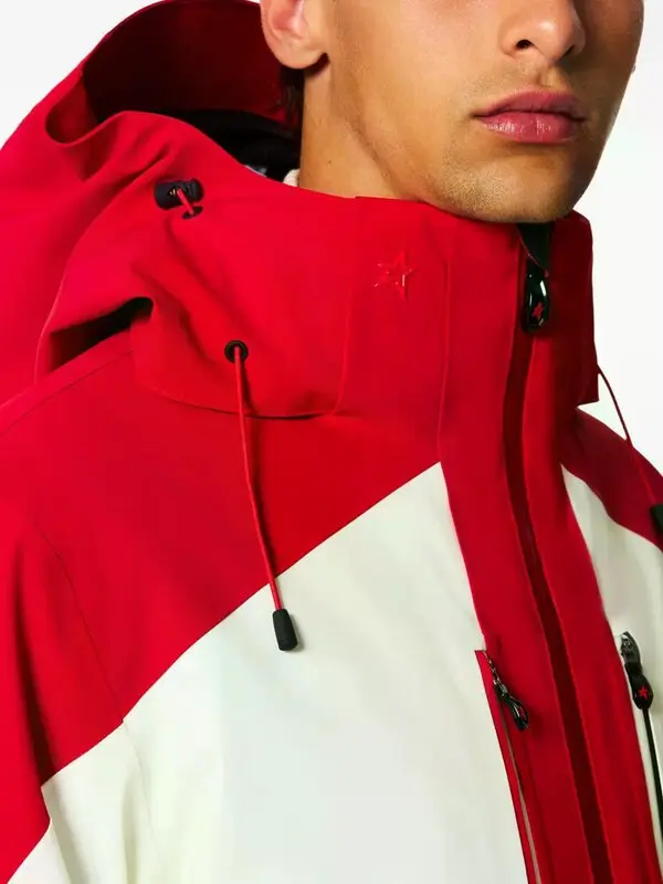 Perfect Moment Zipped Hooded Jacket - Red
