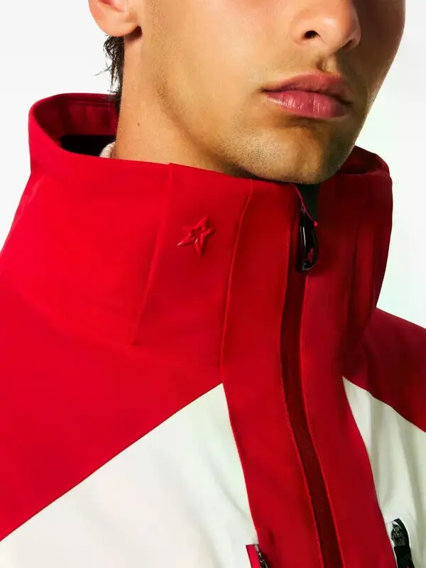 Perfect Moment Zipped Hooded Jacket - Red