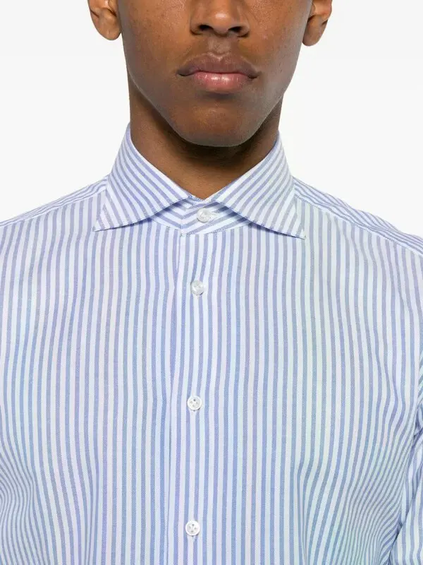 BORRIELLO NAPOLI Striped Buttoned Shirt