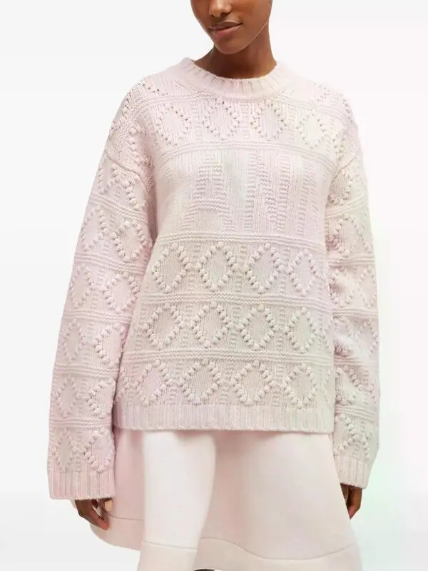 GANNI Textured Sweater