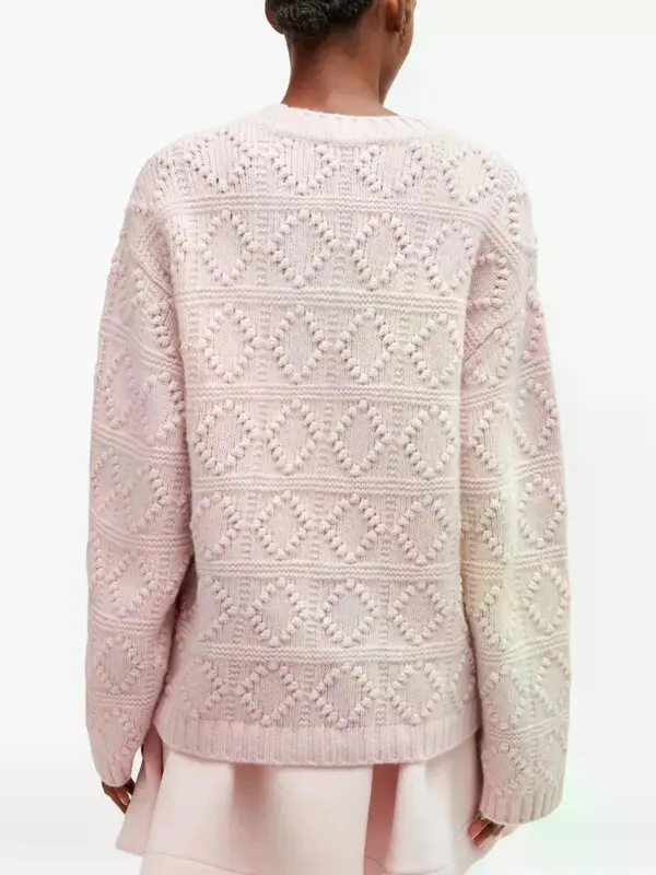GANNI Textured Sweater