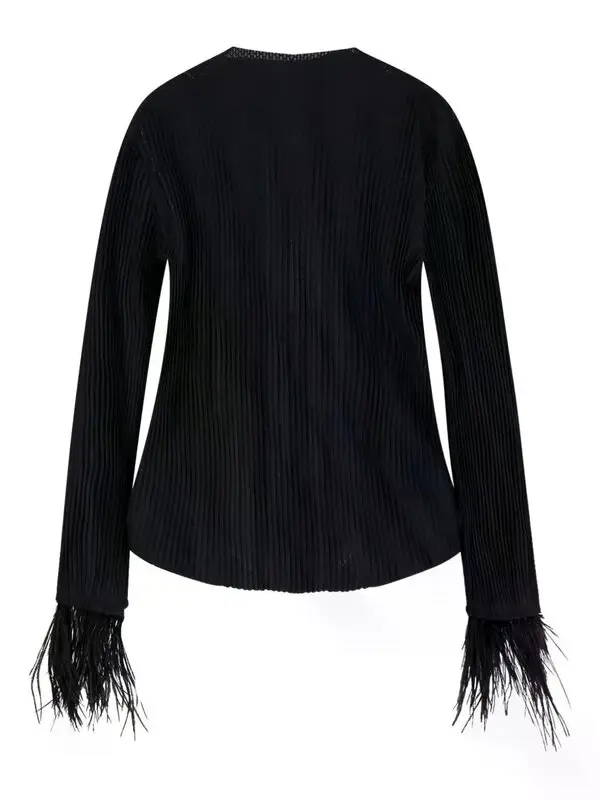 BOSS Feather-trim Top