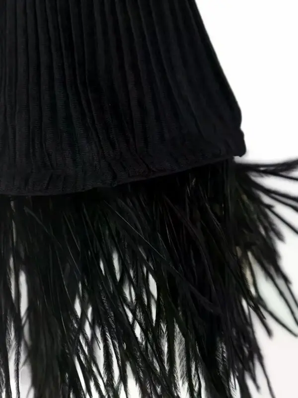 BOSS Feather-trim Top