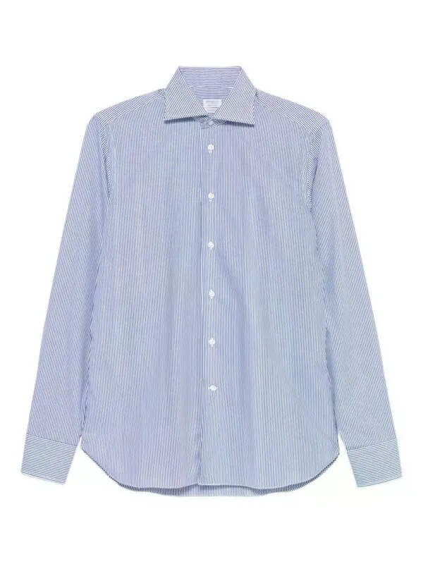 BORRIELLO NAPOLI Striped Cotton Shirt