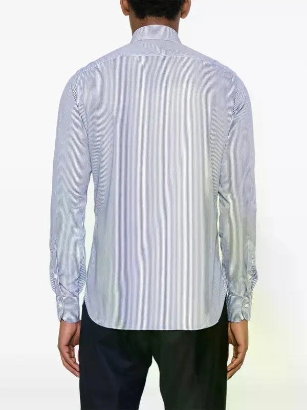 BORRIELLO NAPOLI Striped Cotton Shirt